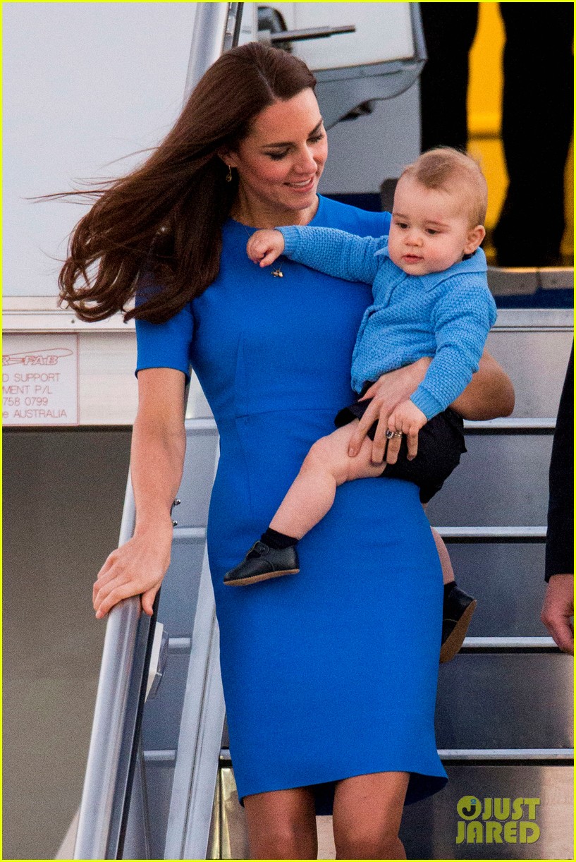 Kate Middleton & Prince George Wear Matching Easter Sunday Outfits ...