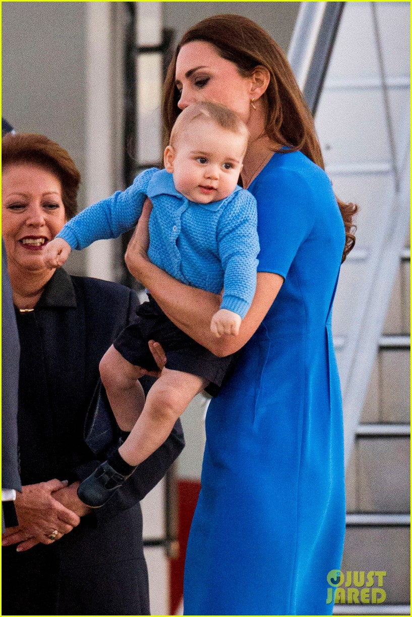 Kate Middleton & Prince George Wear Matching Easter Sunday Outfits ...