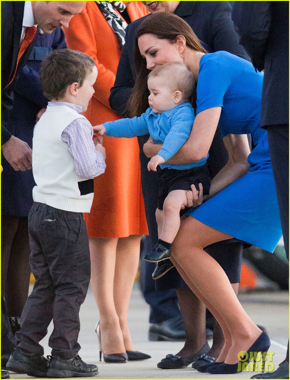 Kate Middleton & Prince George Wear Matching Easter Sunday Outfits ...