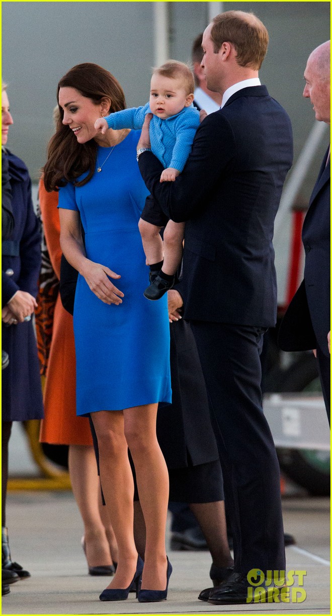 Kate Middleton & Prince George Wear Matching Easter Sunday Outfits ...