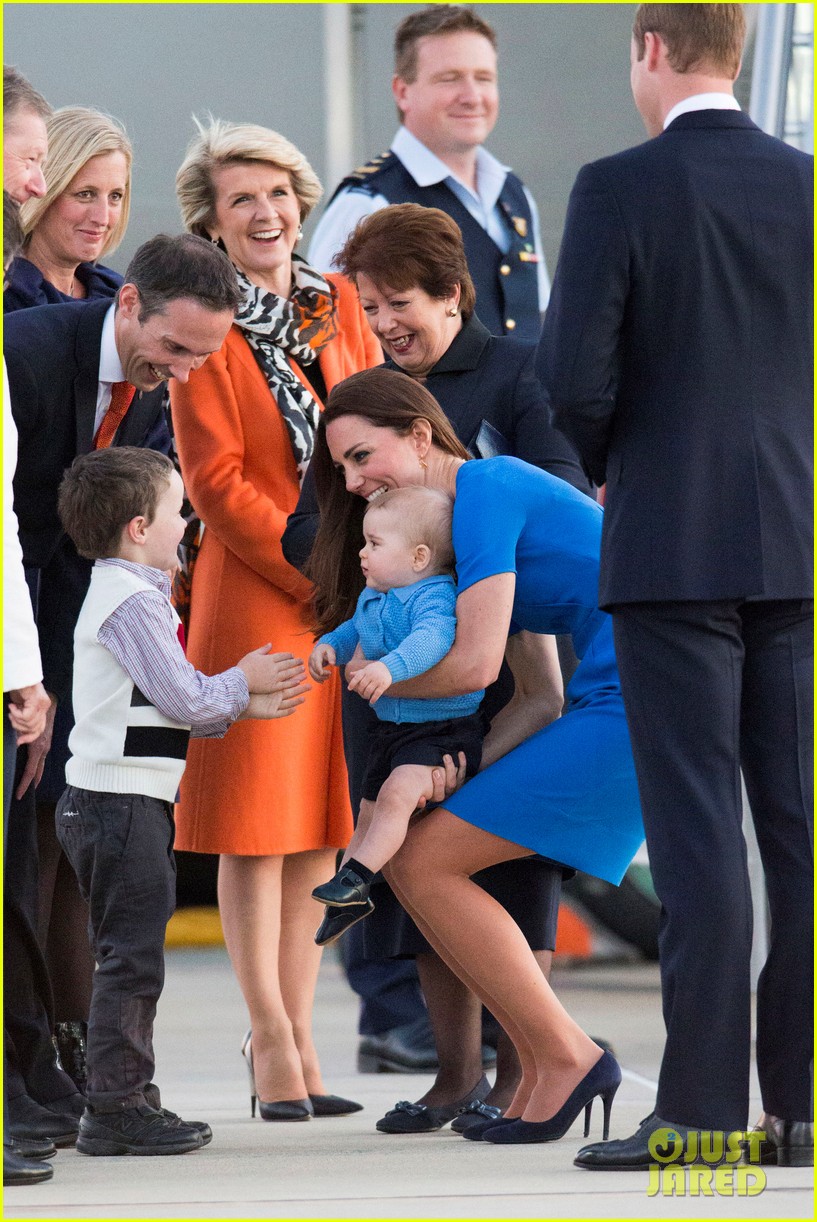 Kate Middleton & Prince George Wear Matching Easter Sunday Outfits ...