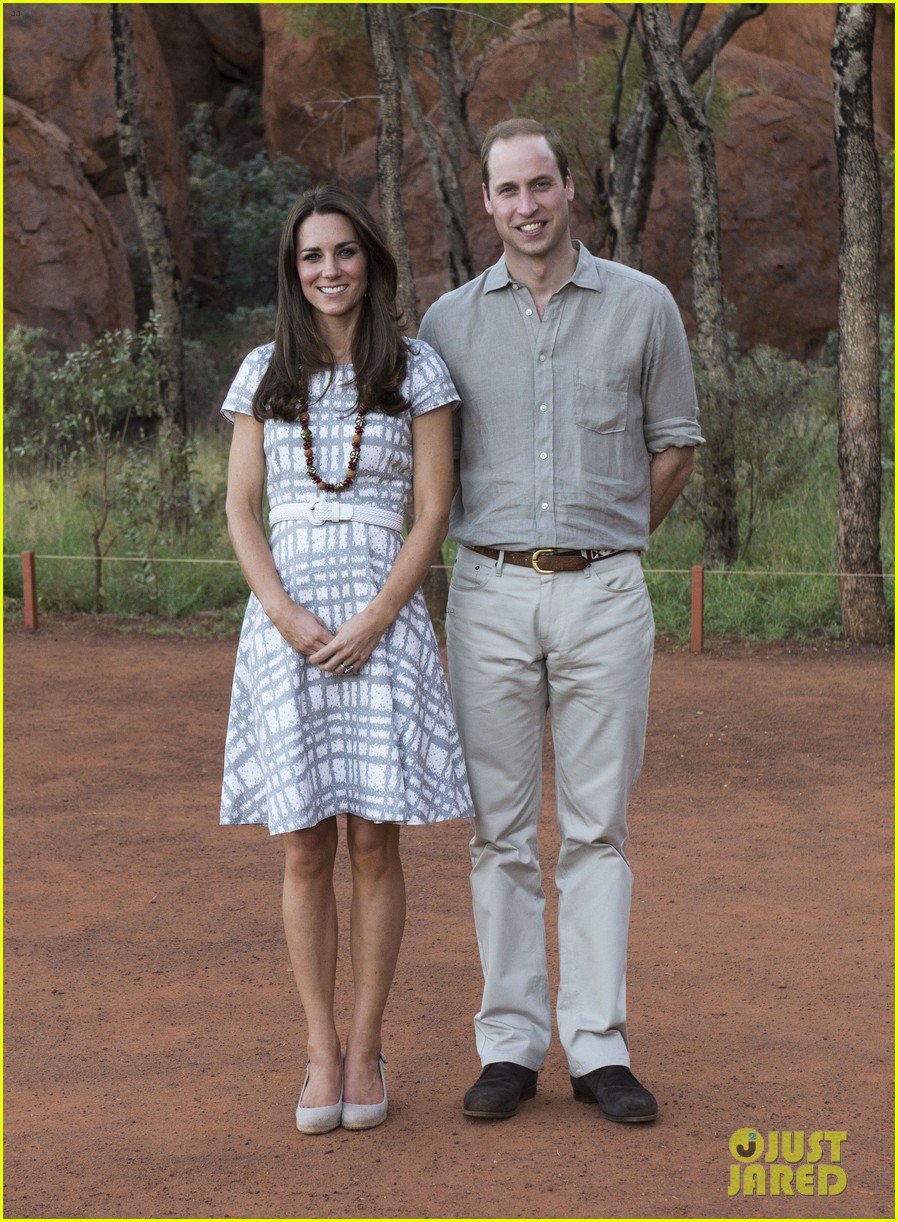 Kate Middleton Dazzles In Two Dresses During Visit To Uluru with Prince ...