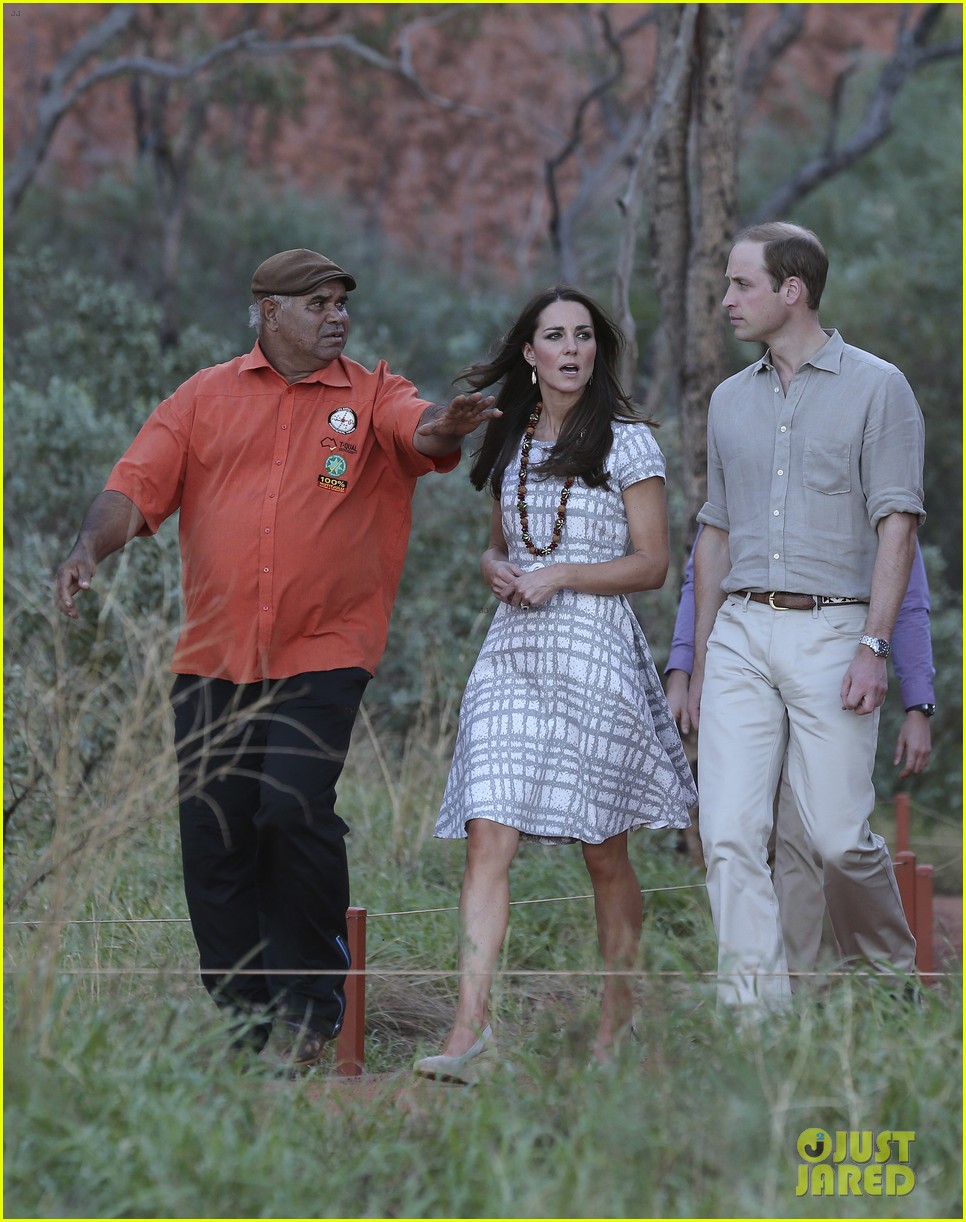 Kate Middleton Dazzles In Two Dresses During Visit To Uluru with Prince ...