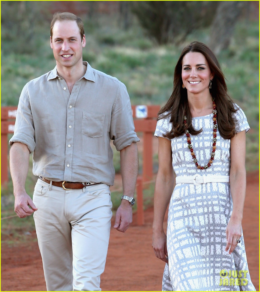 Kate Middleton Dazzles In Two Dresses During Visit To Uluru with Prince ...