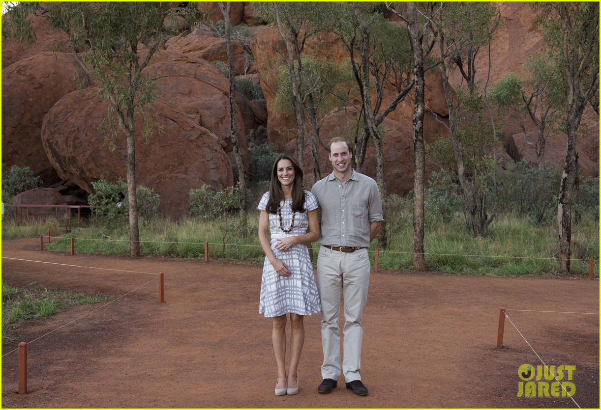 Kate Middleton Dazzles In Two Dresses During Visit To Uluru with Prince ...