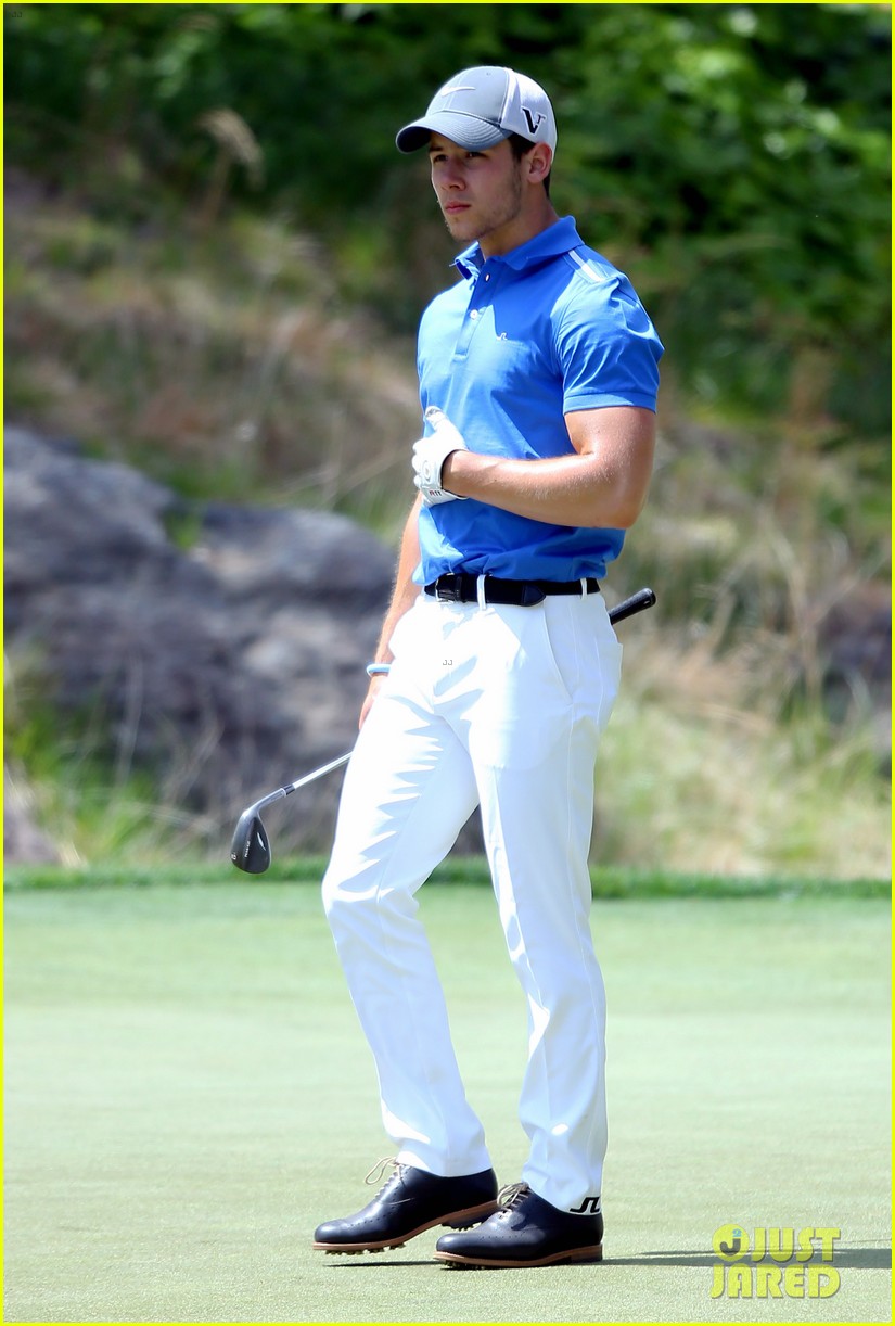 Nick Jonas & Jesse Williams Make Golf Look Good at Michael Jordan's ...