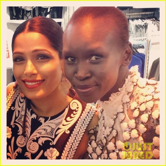 Freida Pinto Loves Model Alek Wek: Thanks For Just Being You!: Photo ...