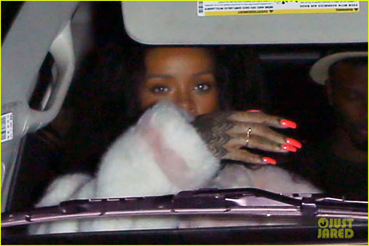 Rihanna Wears Low Cut & High Slit Dress for 'Vogue Brasil' May 2014 ...