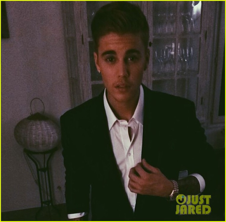 Justin Bieber Brings Back His Famous Mustache for Cannes!: Photo ...