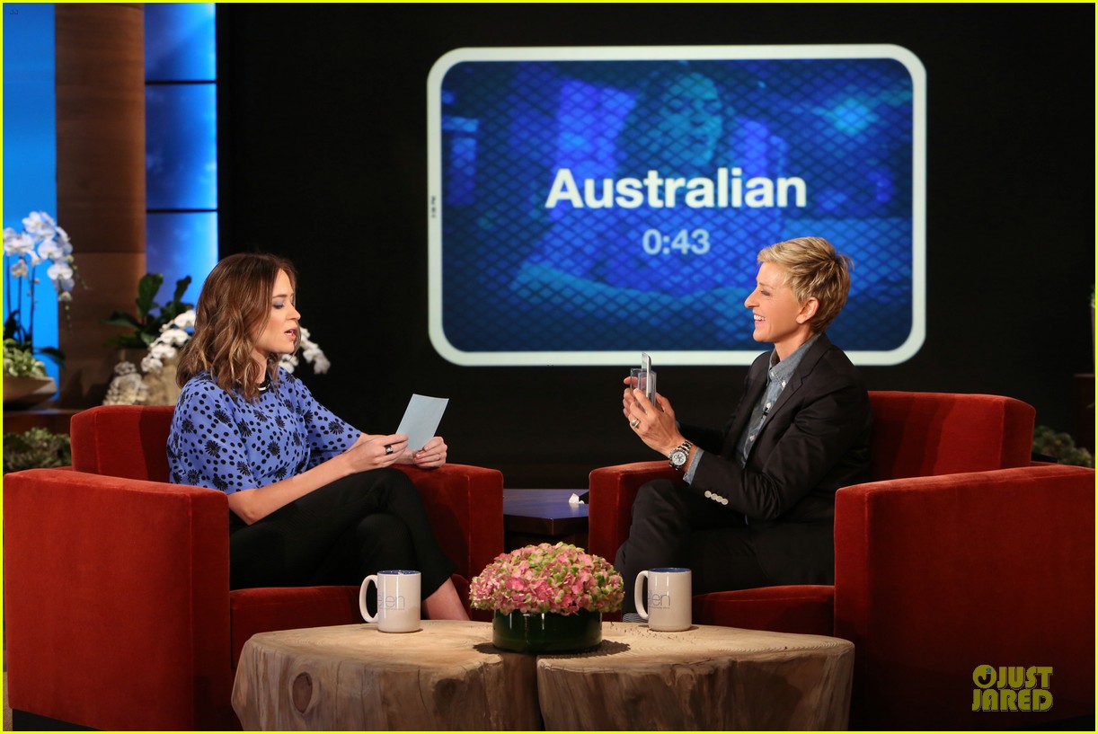 Emily Blunt Finally Opens Up on Her Cute Baby Girl Hazel on 'Ellen ...