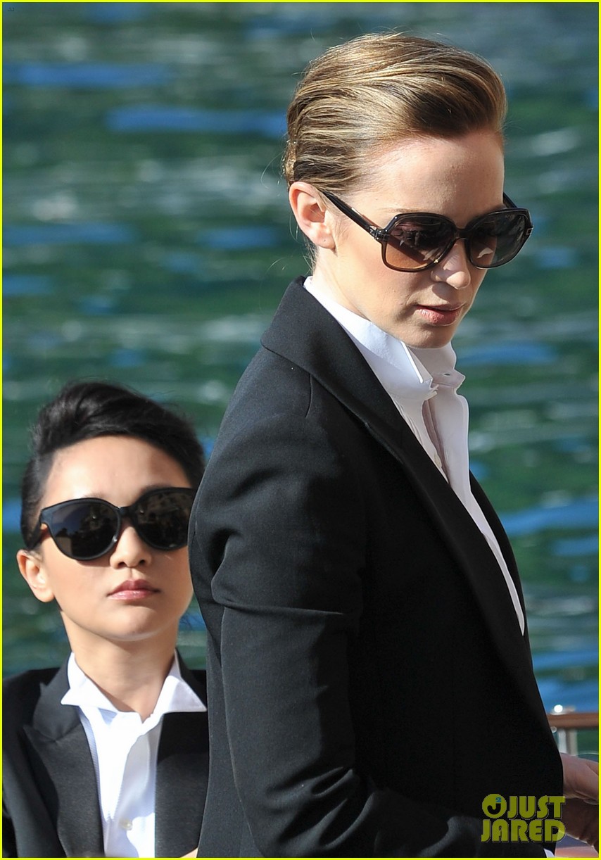 Emily Blunt & Cate Blanchett Film a Watch Commercial in Italy: Photo ...