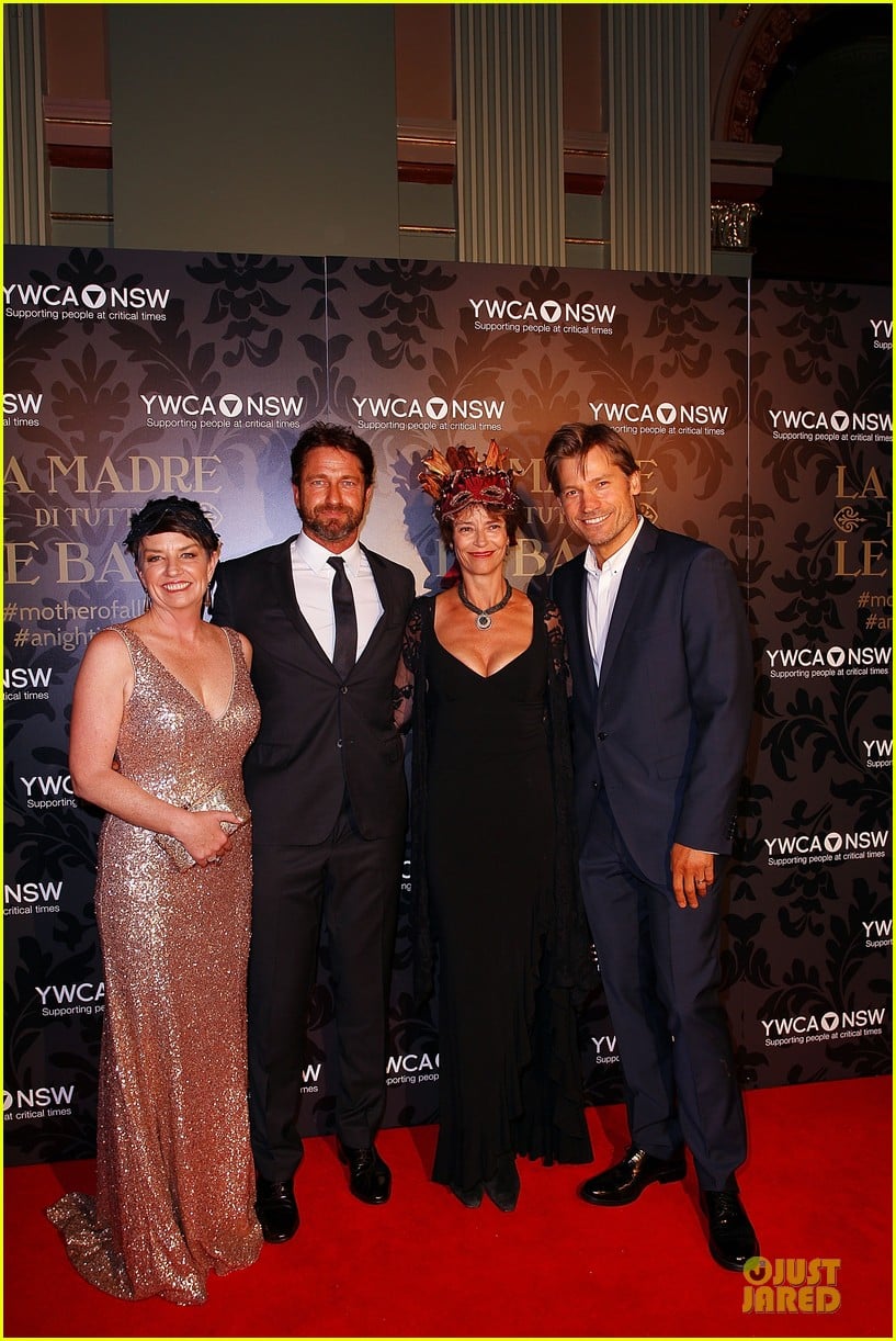 Gerard Butler & Nikolaj Coster Waldau Bring Handsome Star Power to YCMA ...