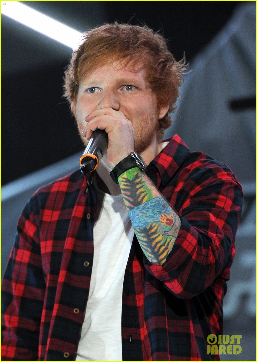 Ed Sheeran & Calvin Harris Wow at Wango Tango 2014!: Photo 3110782 ...