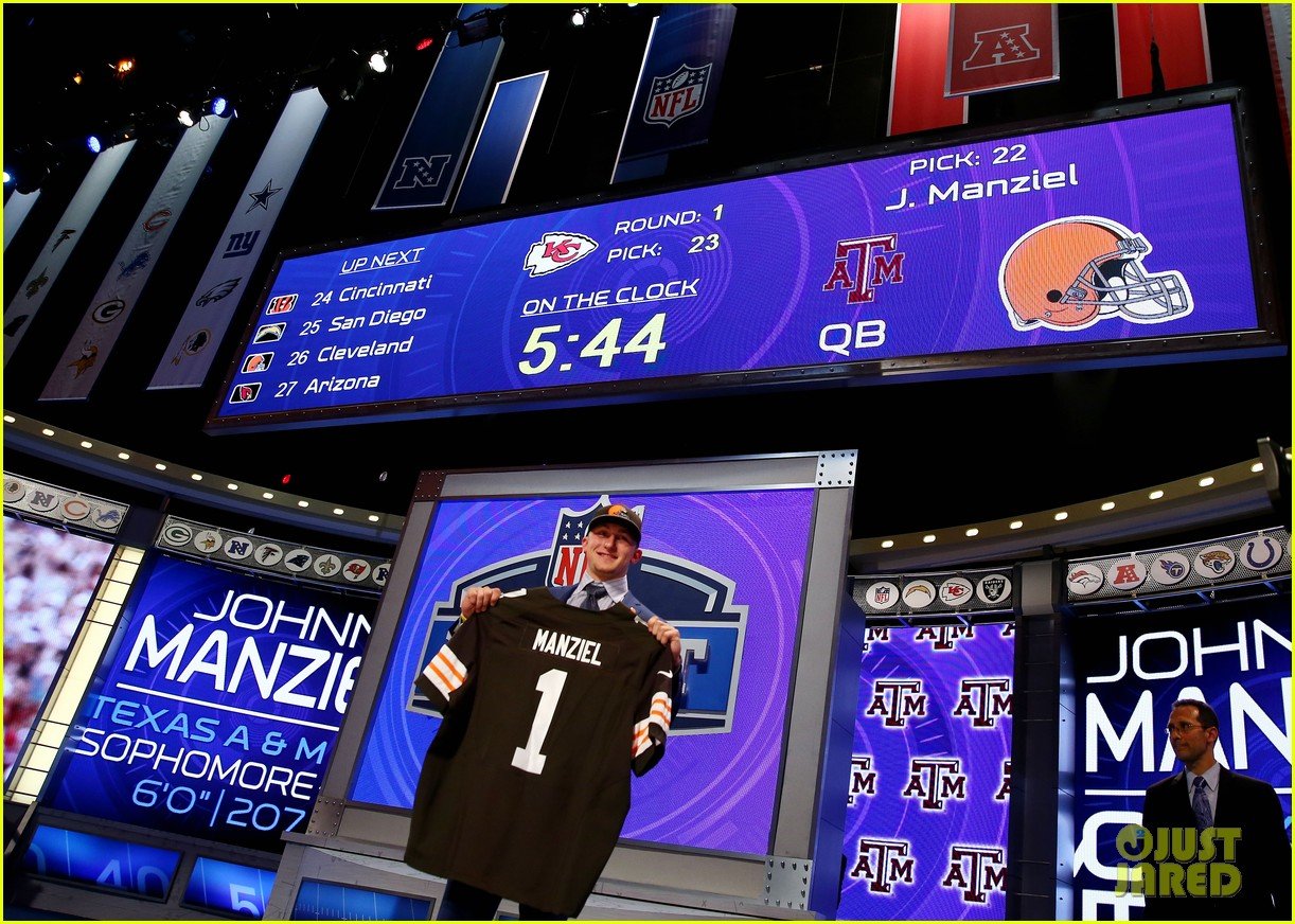 Johnny Manziel Gets Picked 22nd in NFL Draft by Cleveland Browns: Photo ...