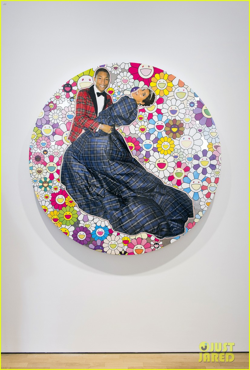 Pharrell Williams Brings 'Happy' Face to Paris Art Gallery Opening ...