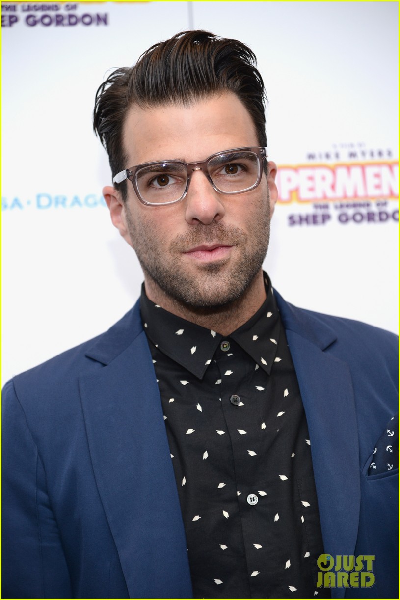 Maggie Q & Zachary Quinto Check Out 'Supermensch' Premiere: Photo ...