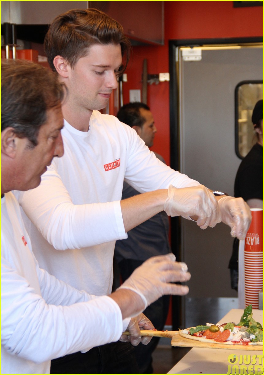 Patrick Schwarzenegger Celebrates the Opening of Blaze Pizza with ...
