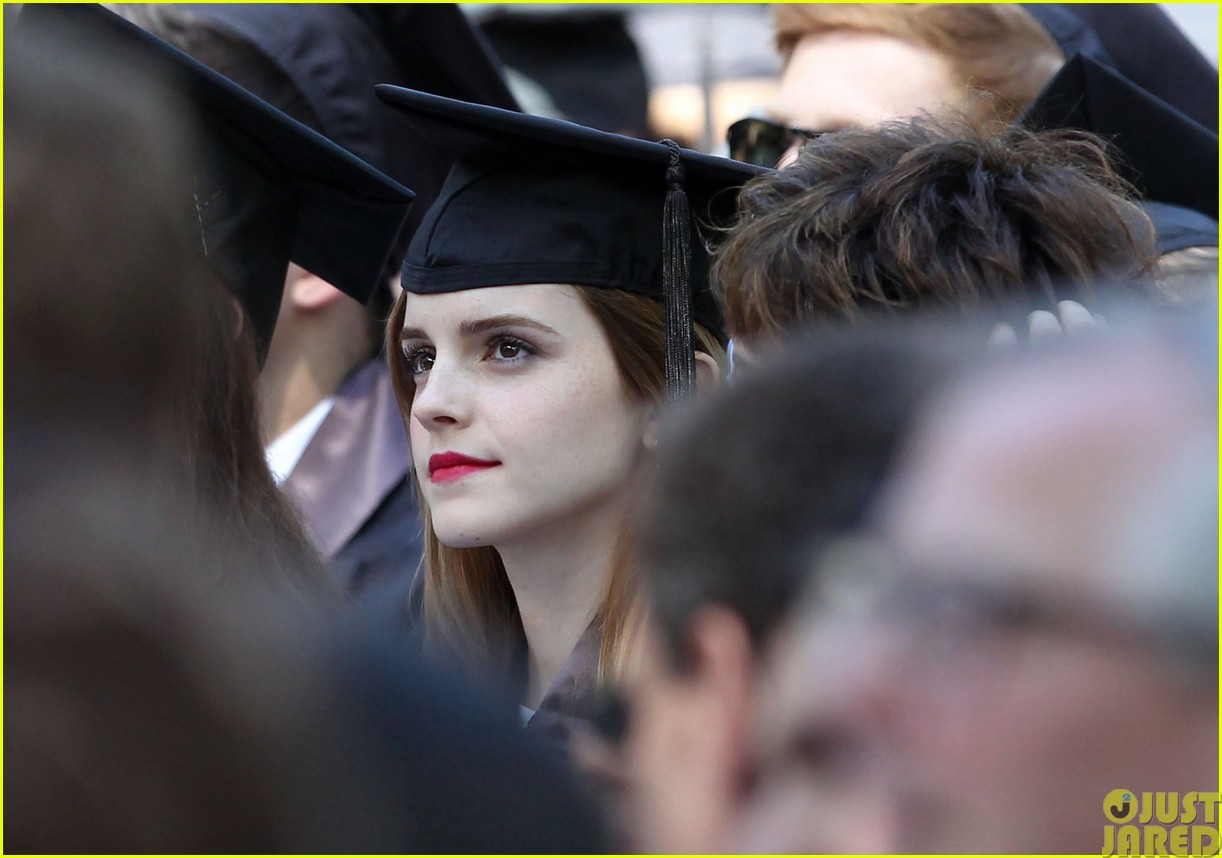 Emma Watson Becomes an Official Brown University Graduate - See the ...