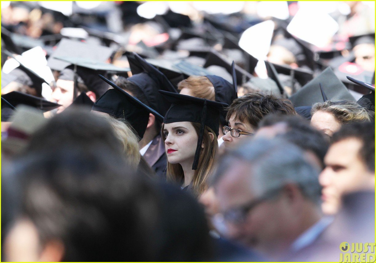 Emma Watson Becomes an Official Brown University Graduate - See the ...