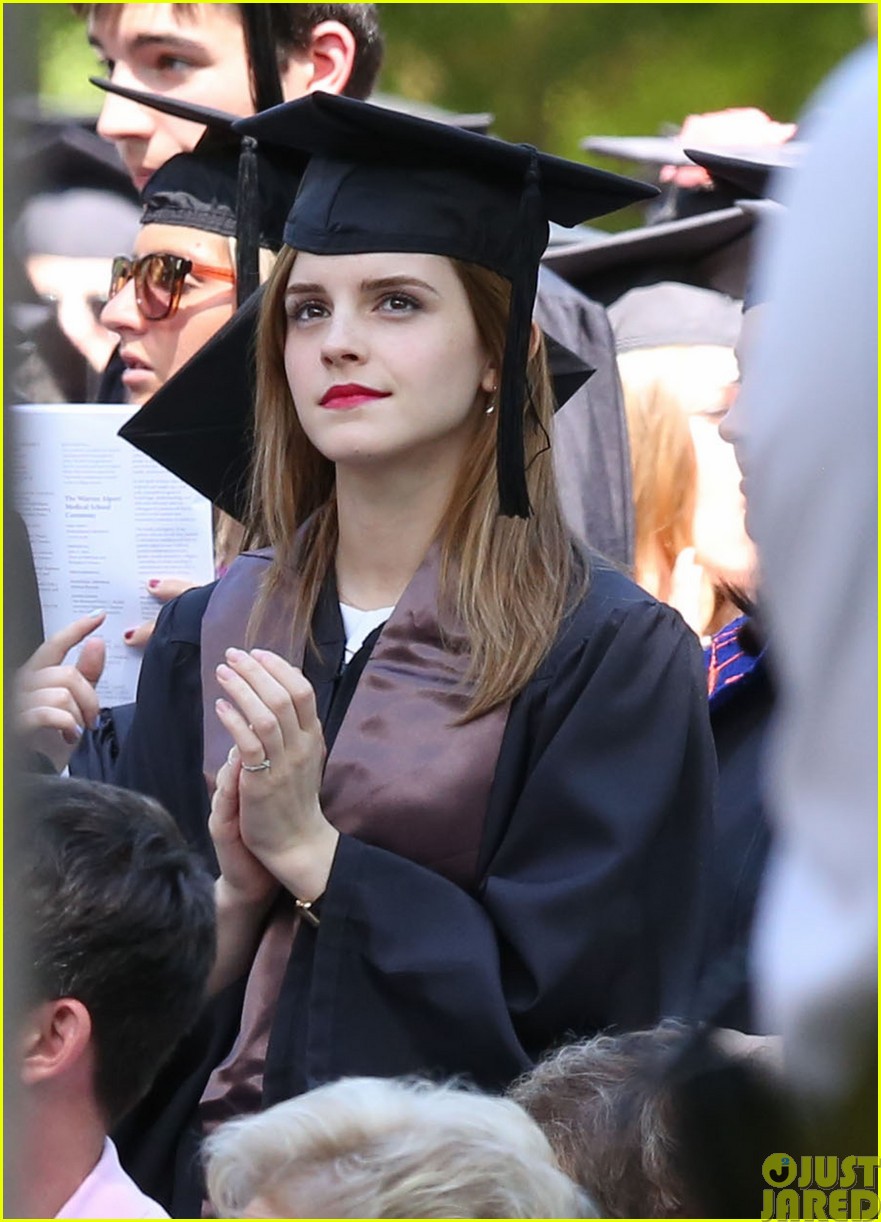 Emma Watson Becomes an Official Brown University Graduate - See the ...