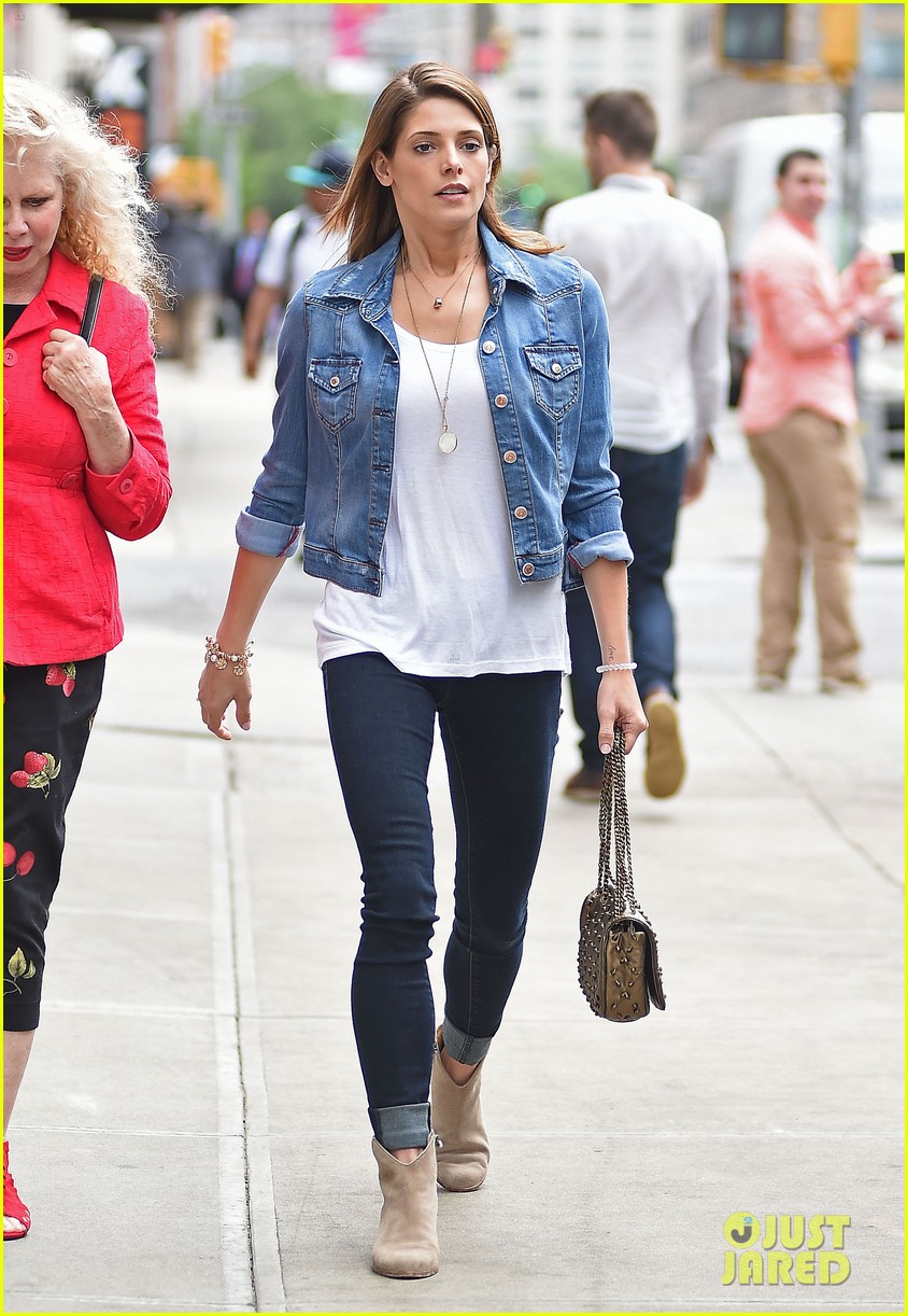 Paul Khoury Walks Ashley Greene To A Meeting In New York City: Photo ...