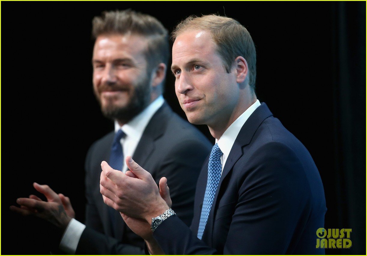 David Beckham 'Unites' with Prince William to Preserve Wildlife: Photo ...