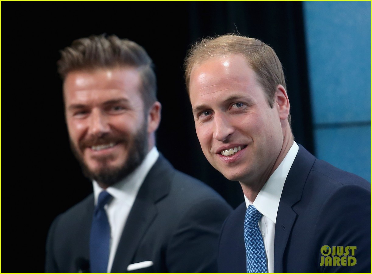 David Beckham 'Unites' with Prince William to Preserve Wildlife: Photo ...