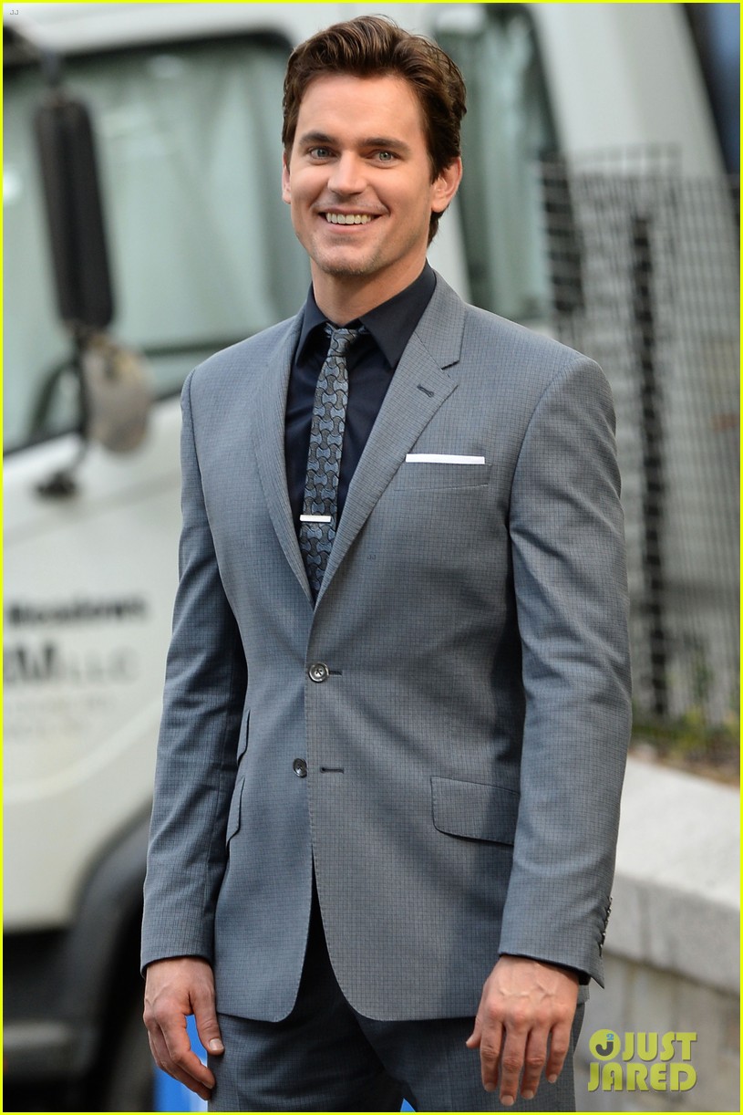 Matt Bomer's Beautiful Smile Lights Up the 'White Collar' Set!: Photo ...