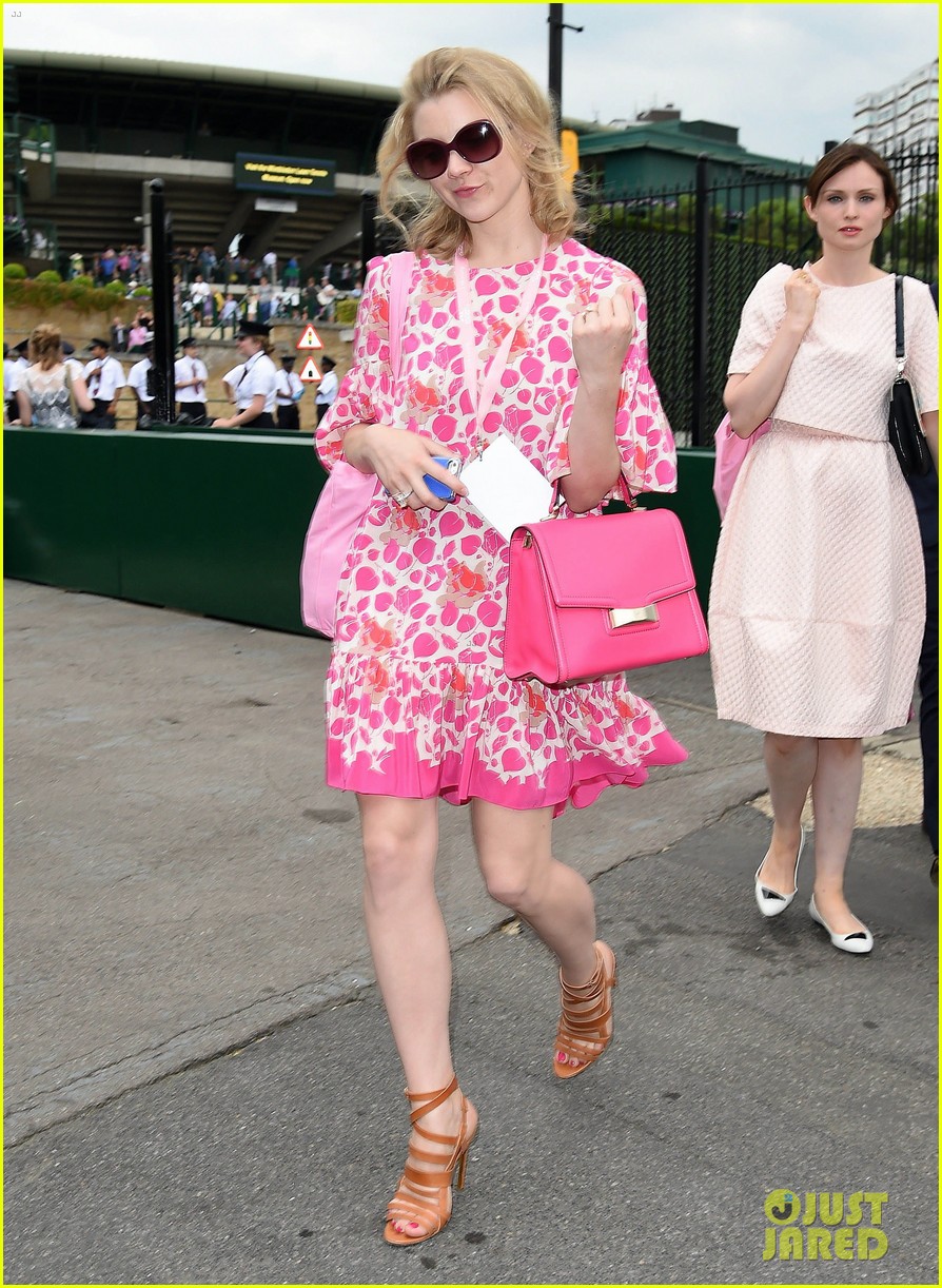 Douglas Booth & Natalie Dormer Lounge with Evian During Wimbledon ...