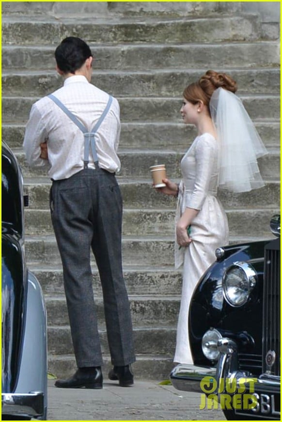 Tom Hardy & Emily Browning Get Married for 'Legend' Movie!: Photo 3135299 | Emily Browning, Tom ...