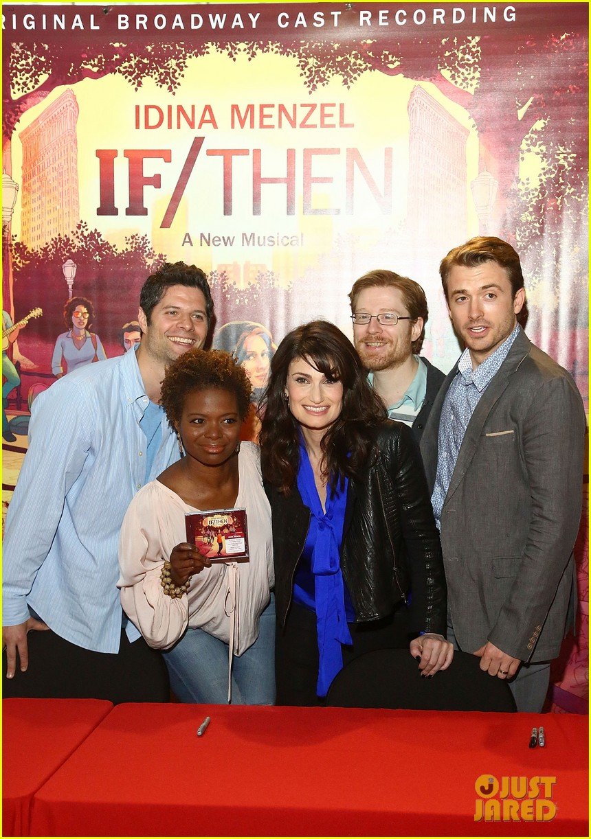 Idina Menzel Debuts New Bangs at 'If/Then' CD Signing!: Photo 3134081 ...