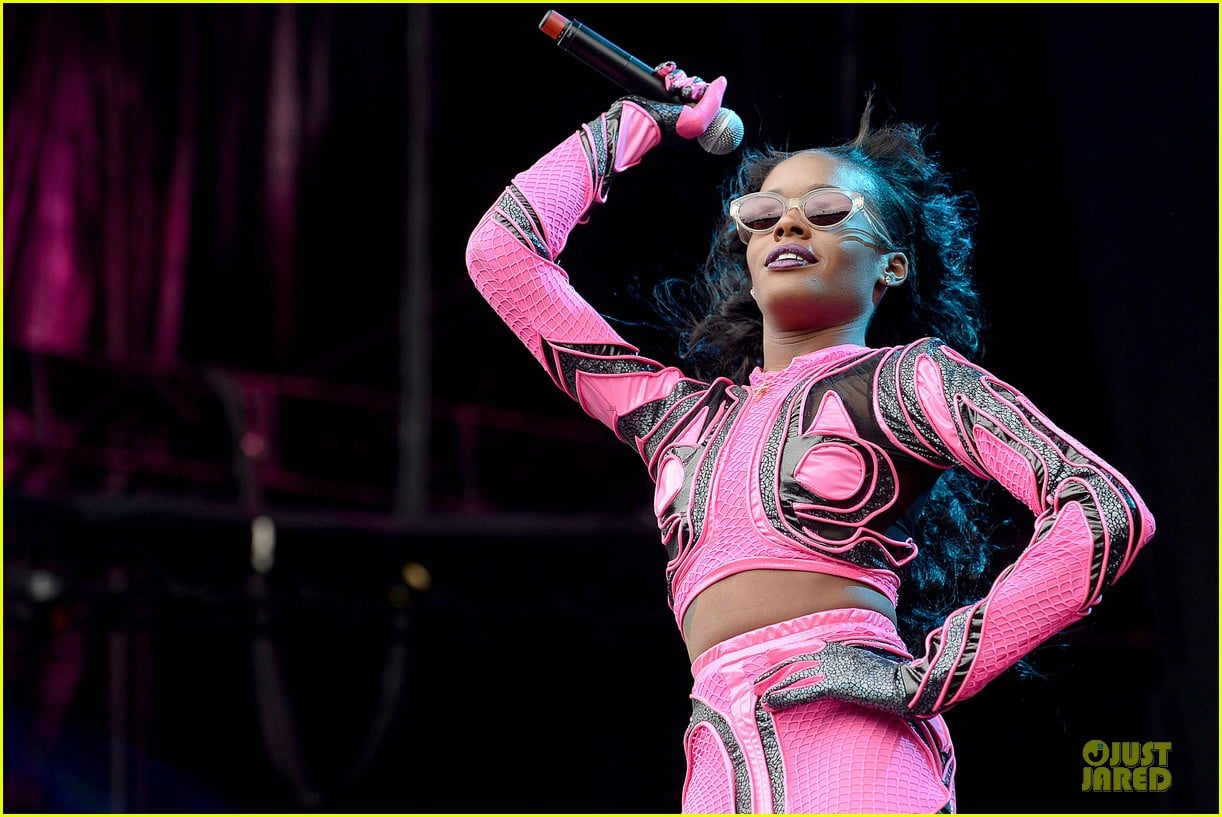 Photo: azealia banks rocks pink midriff outfit at wireless festival 12 ...