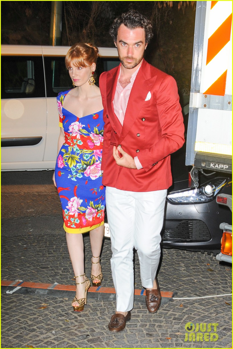 Jessica Chastain & Boyfriend Gian Luca Passi De Preposulo Get All ...