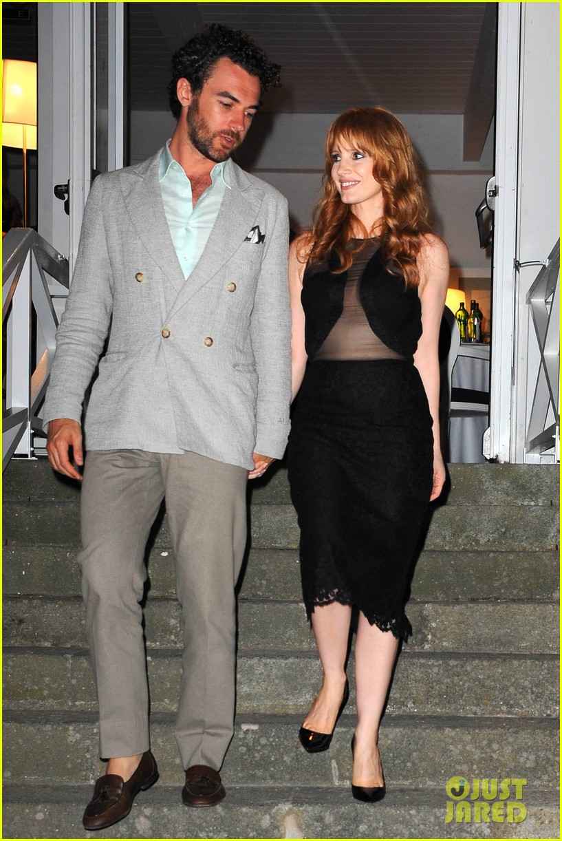 Jessica Chastain & Boyfriend Gian Luca Passi De Preposulo Are Stylish ...
