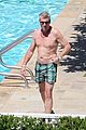 Joe Simpson Hits the Pool with Model Jonathan Keith During Jessica's ...