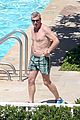Joe Simpson Hits the Pool with Model Jonathan Keith During Jessica's ...