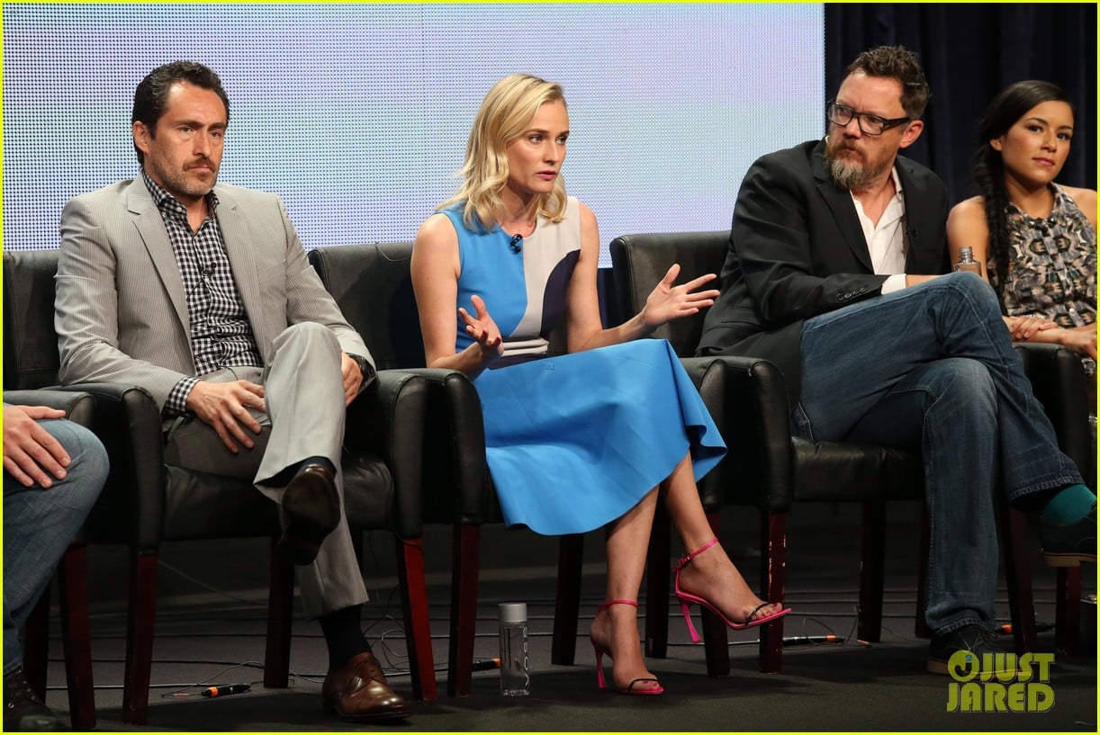 Diane Kruger Looks Fabulous Alongside 'The Bridge' Cast at FX TCA Panel ...