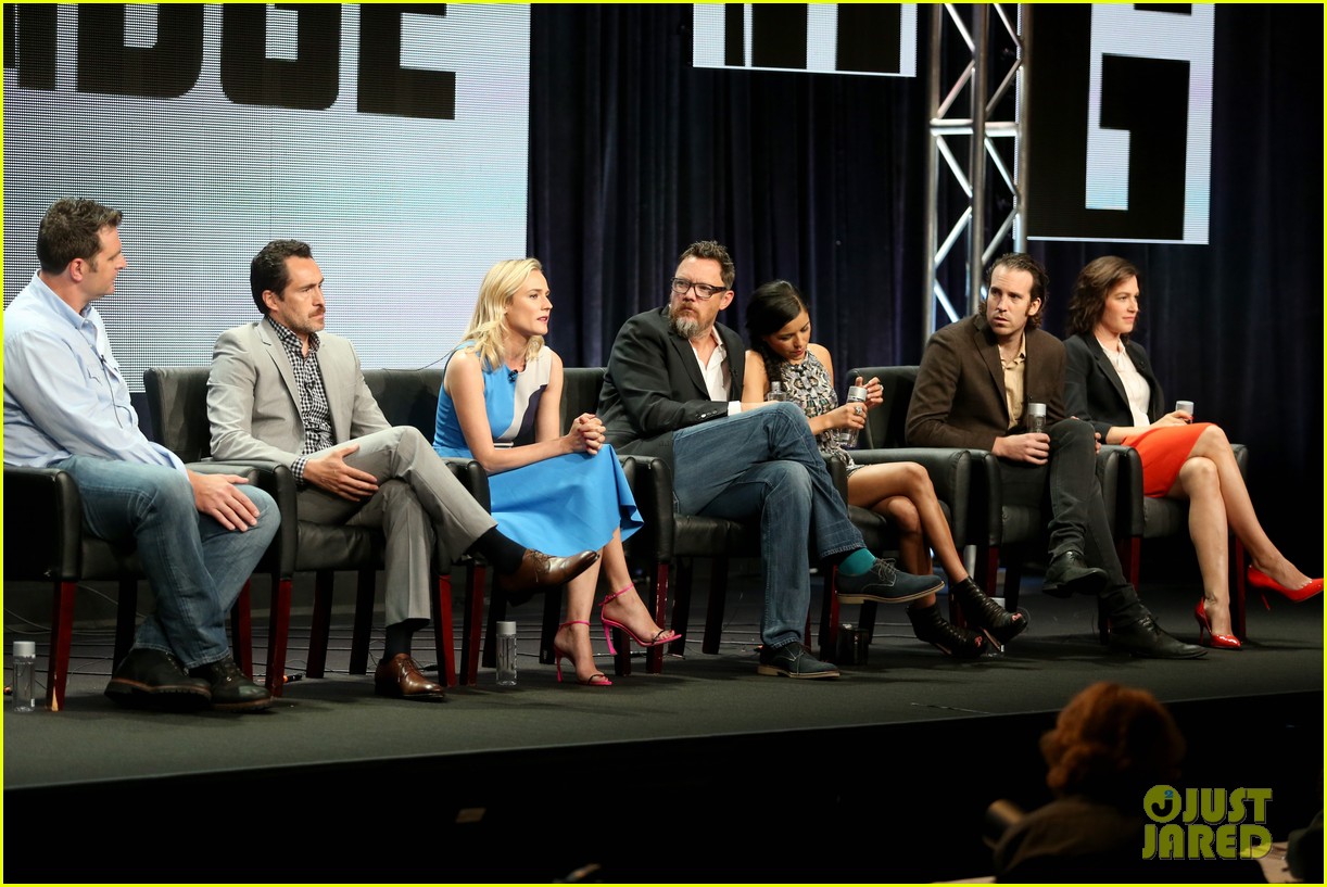 Diane Kruger Looks Fabulous Alongside 'The Bridge' Cast at FX TCA Panel ...