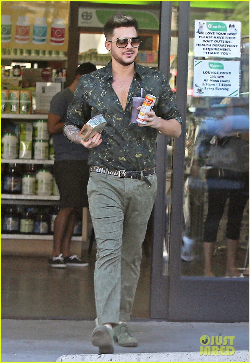 Adam Lambert Grabs a Healthy Lunch Before Queen Concert!: Photo 3149436 ...