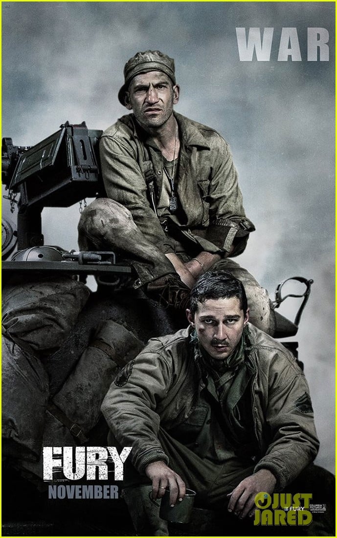 Brad Pitt Gets All the Glory in New 'Fury' Banner Posters!: Photo ...