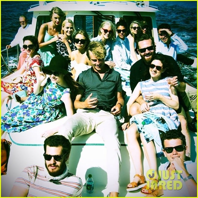 Andrew Garfield & Emma Stone Join Taylor Swift for a Boat Ride!: Photo ...