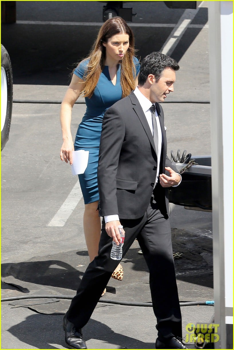 Jessica Biel Gets to Work on 'New Girl' with Reid Scott: Photo 3170674 ...