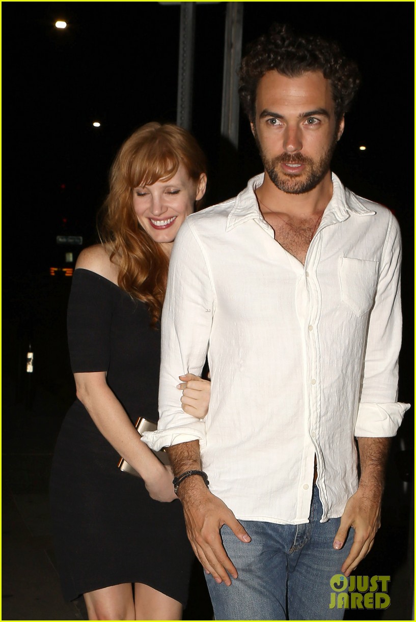 Jessica Chastain & Boyfriend Gian Luca Passi De Preposulo Are Super ...