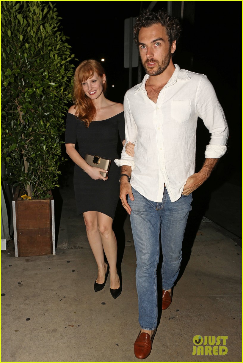 Jessica Chastain & Boyfriend Gian Luca Passi De Preposulo Are Super ...