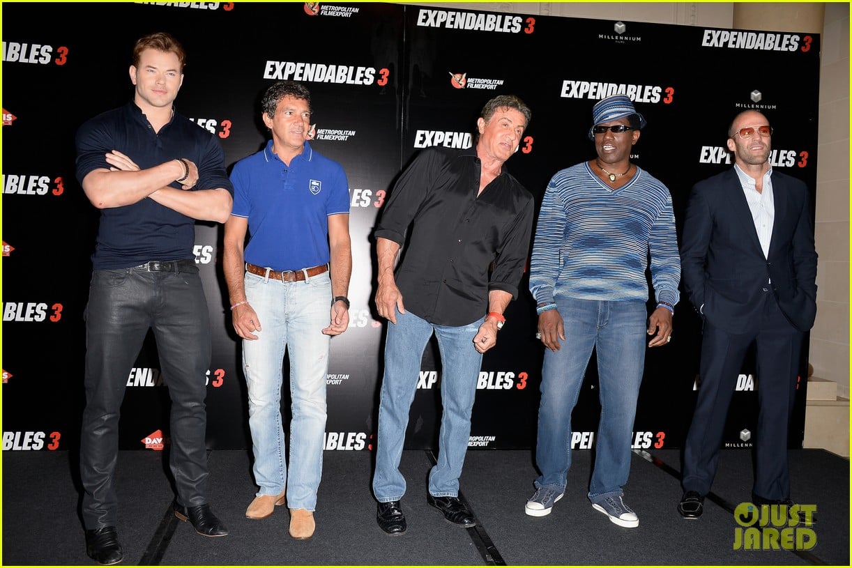 The 'Expendables 3' Macho Men Bring Their Movie to Paris!: Photo ...
