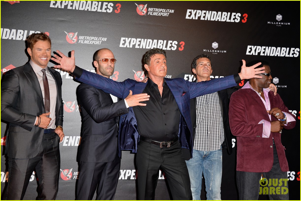 The 'Expendables 3' Macho Men Bring Their Movie to Paris!: Photo ...