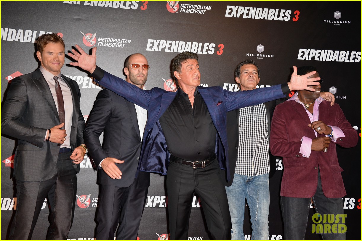The 'Expendables 3' Macho Men Bring Their Movie to Paris!: Photo ...