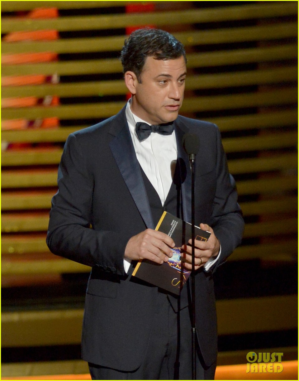 Jimmy Fallon Storms the Stage to Accept Stephen Colbert's Win at Emmys ...