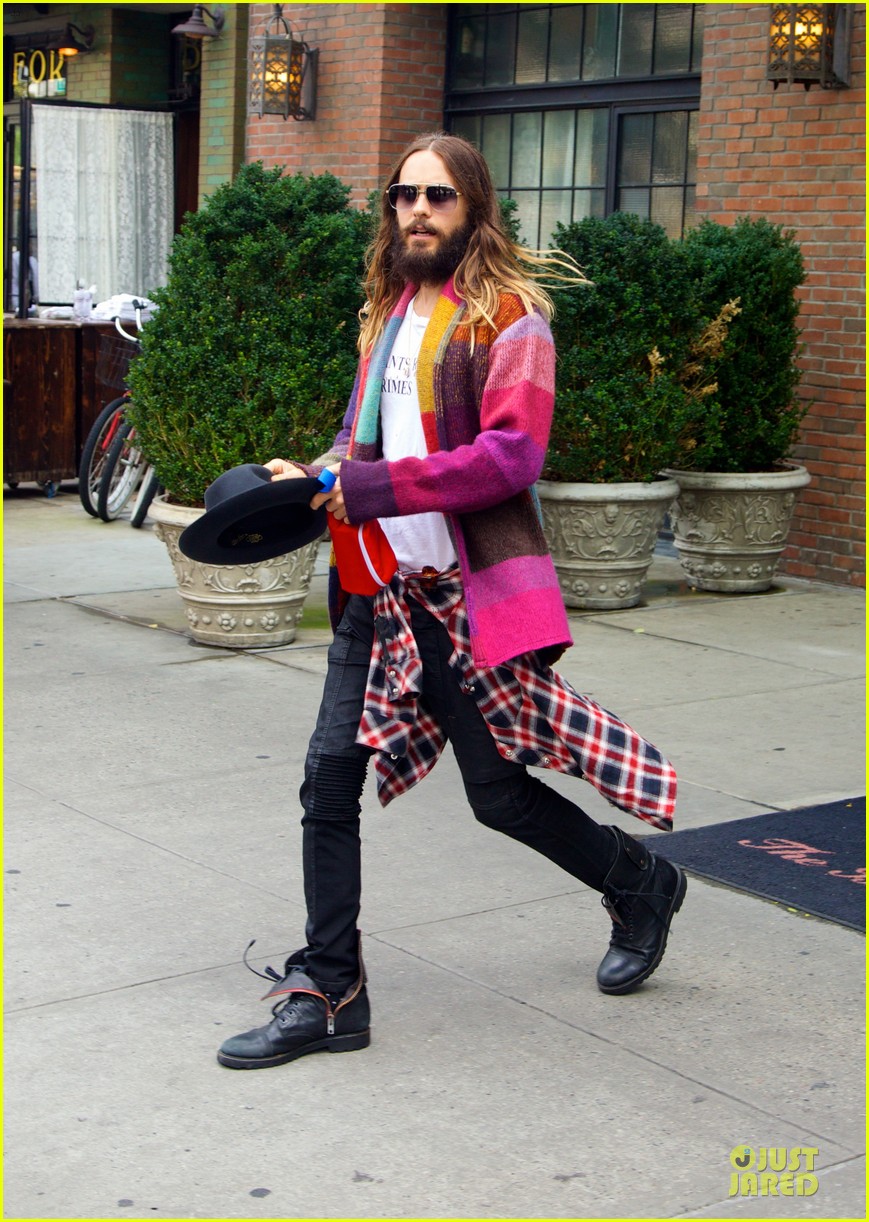 Jared Leto Is So Colorful Before His 30 Seconds to Mars Concert!: Photo ...