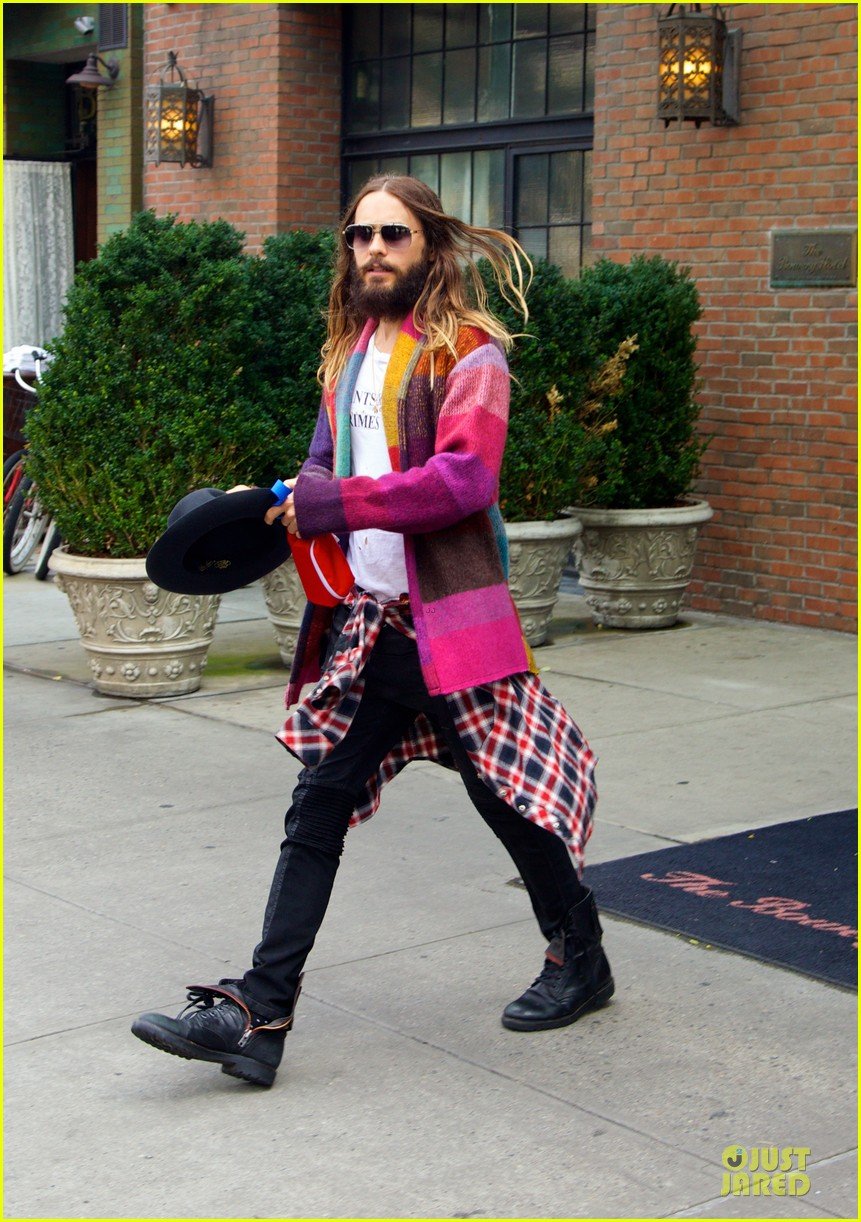 Jared Leto Is So Colorful Before His 30 Seconds to Mars Concert!: Photo ...